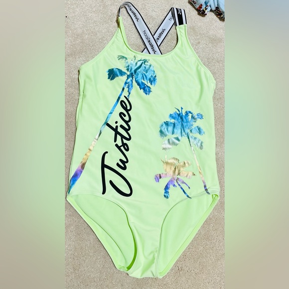 Justice | Swim | Justice Girls One Piece Swimsuit Size 618 | Poshmark